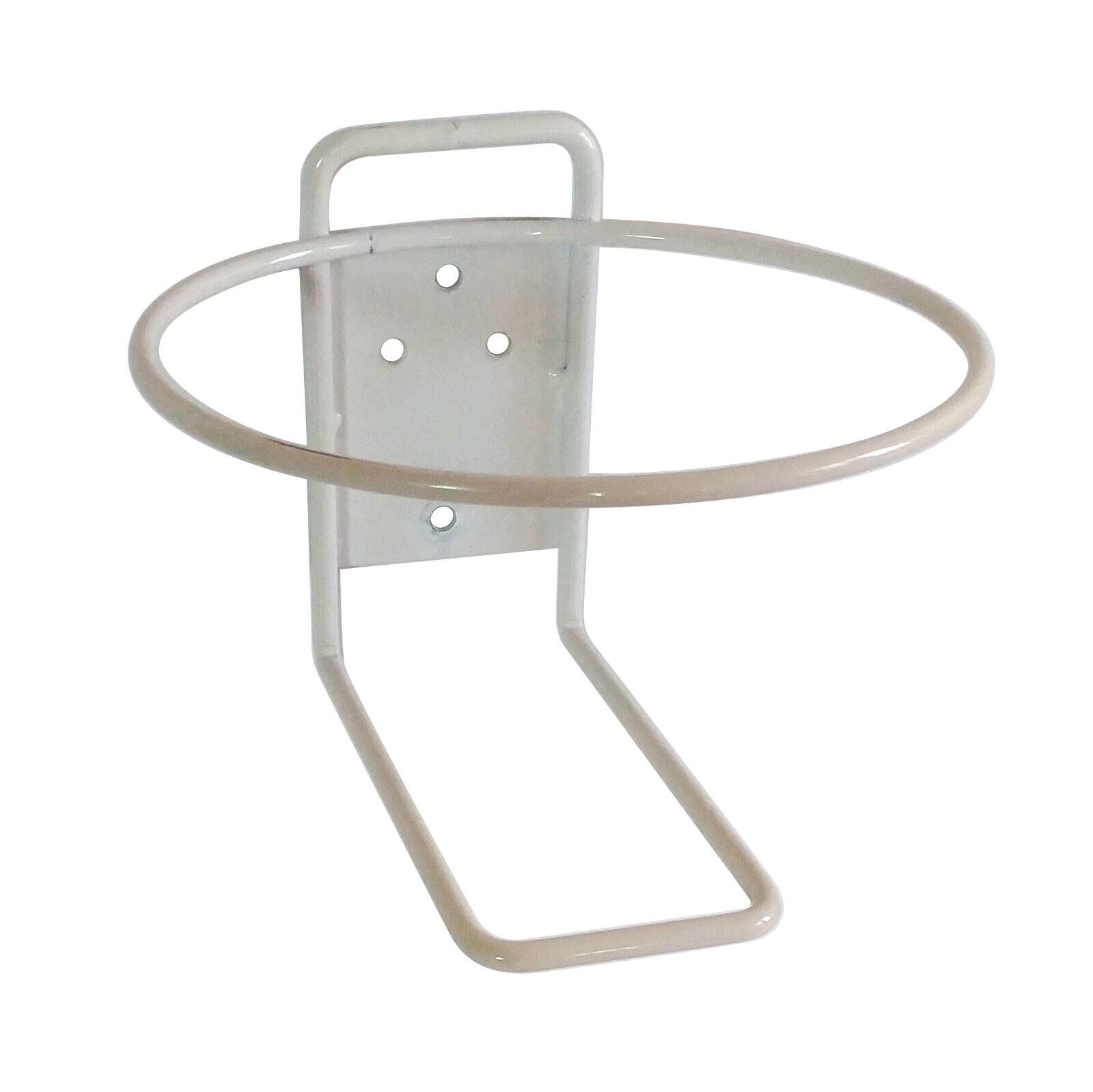 Wall Mounted Wire Rack for Round Gallon Bottle, white, D6-1/2", PN:110 ...