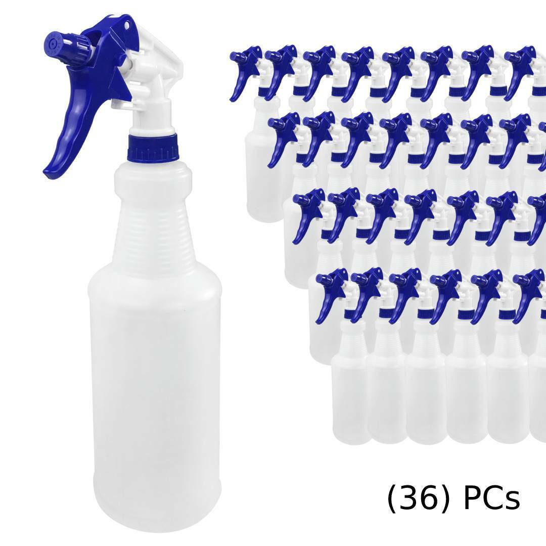 【36】Pk Spray Trigger w/32oz comm. Spray Bottles, 1ml stroke, sealed, 7 ...